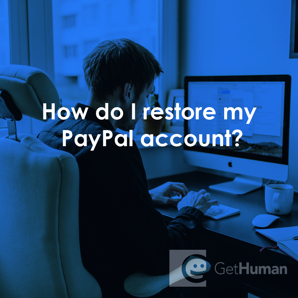 How Do I Restore My Paypal Account 